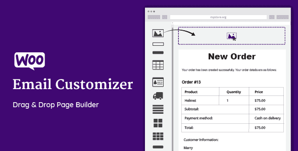 Woocommerce Email Customizer Drag And Drop Builder 1 5 16