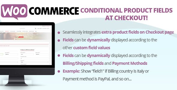 Woocommerce Conditional Product Fields At Checkout 63