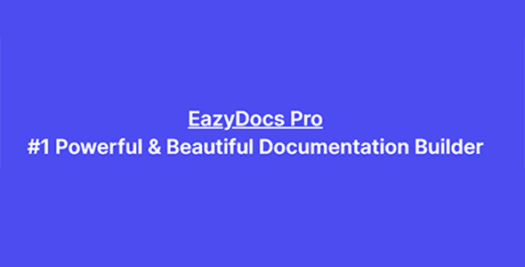 EazyDocs Pro 2.2.1 Documentation Builder Wordpress Plugin